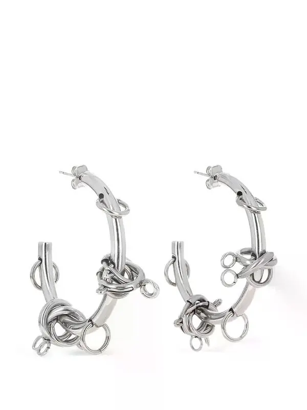 JUSTINE CLENQUET Fiona Earrings - Silver