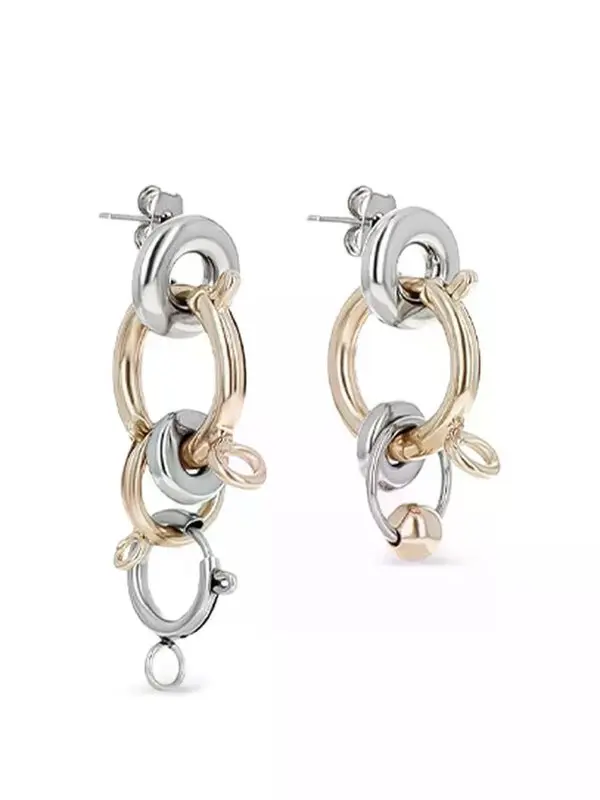 JUSTINE CLENQUET Pam Earrings - Silver