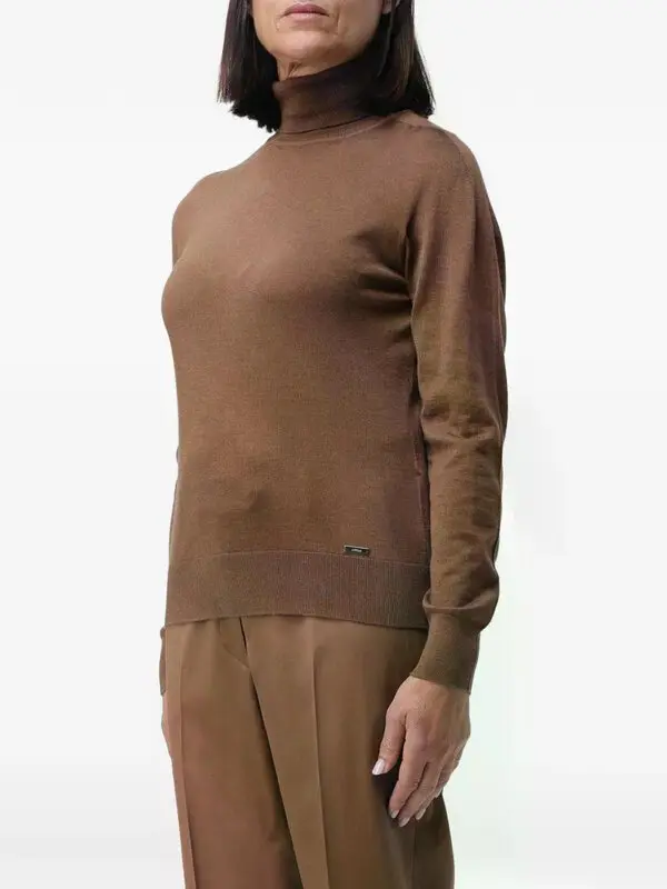 Kiton High-neck Long-sleeve Sweater
