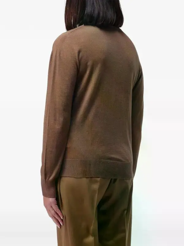 Kiton High-neck Long-sleeve Sweater