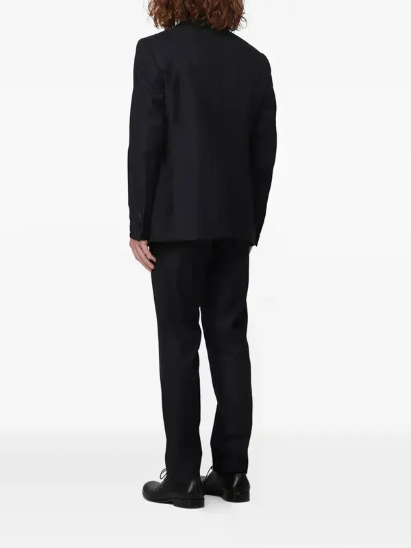 Tagliatore Shawl-lapel Blazer - Blue