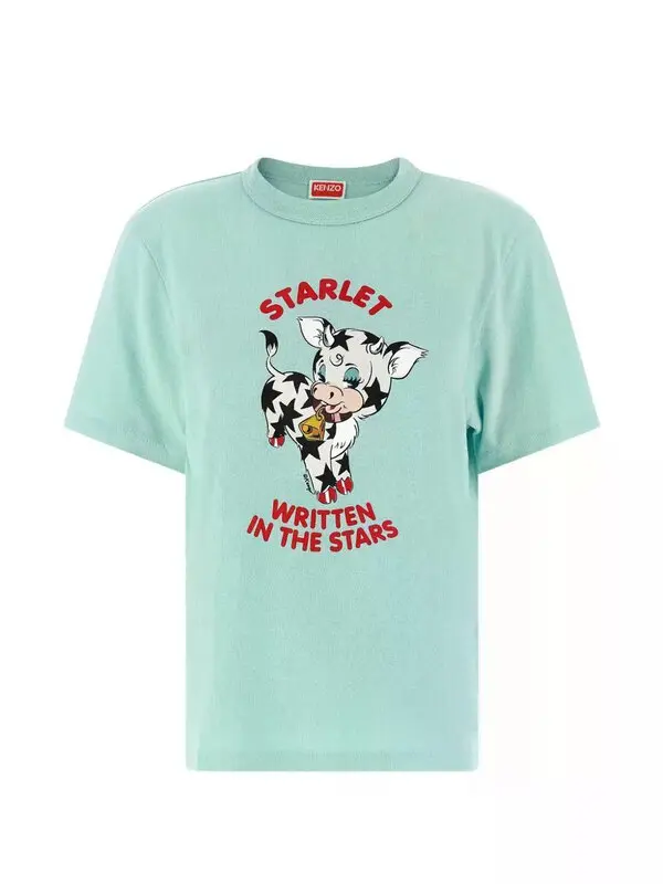 Kenzo Cartoon Print T-shirt - Blue