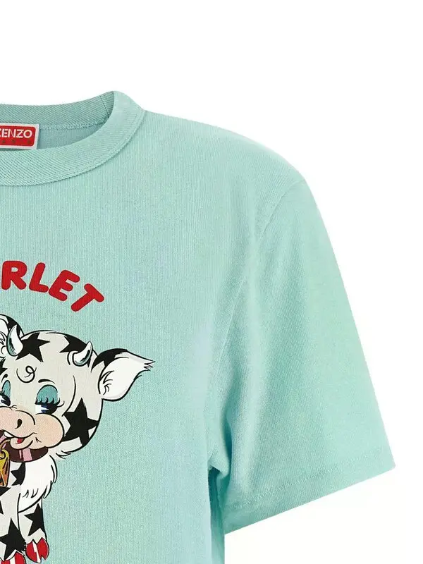 Kenzo Cartoon Print T-shirt - Blue