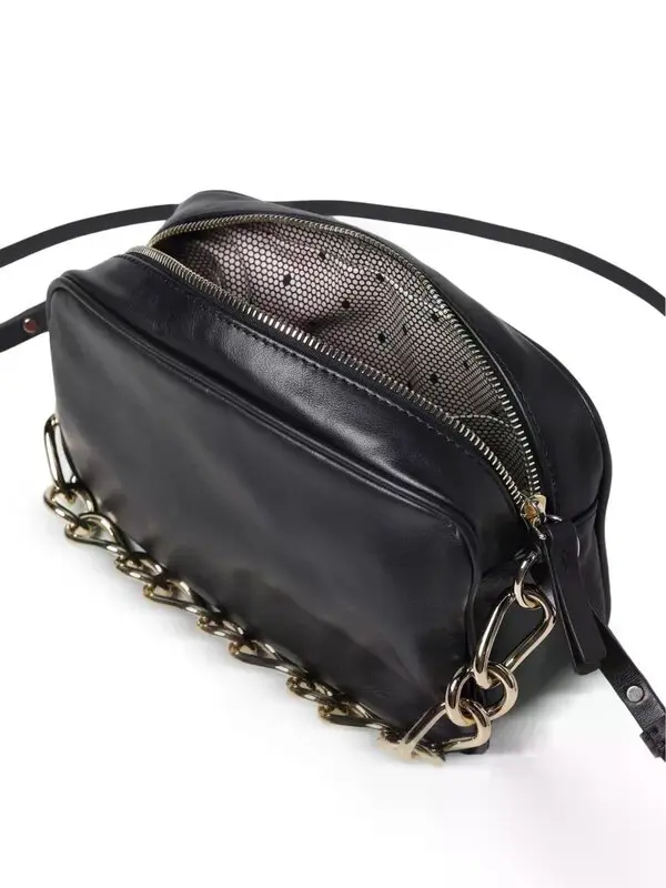 Red Valentino Chain Cross Body Bag - Black