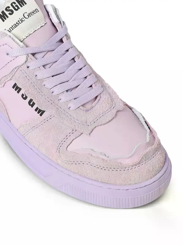 MSGM Logo Sneakers - Purple