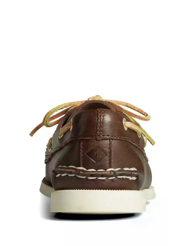 FORTELA Lace-up Leather Boat Shoes