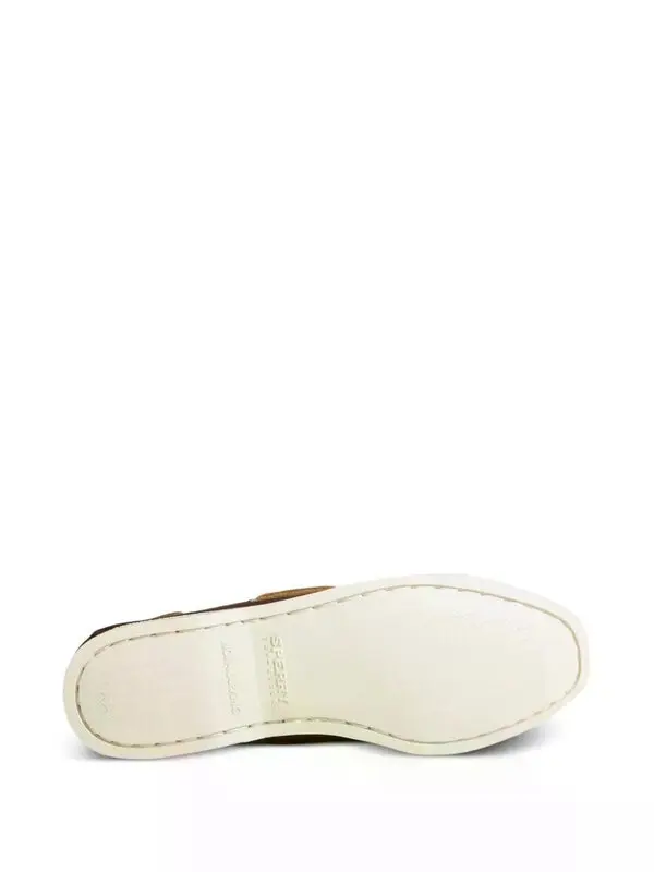 FORTELA Lace-up Leather Boat Shoes