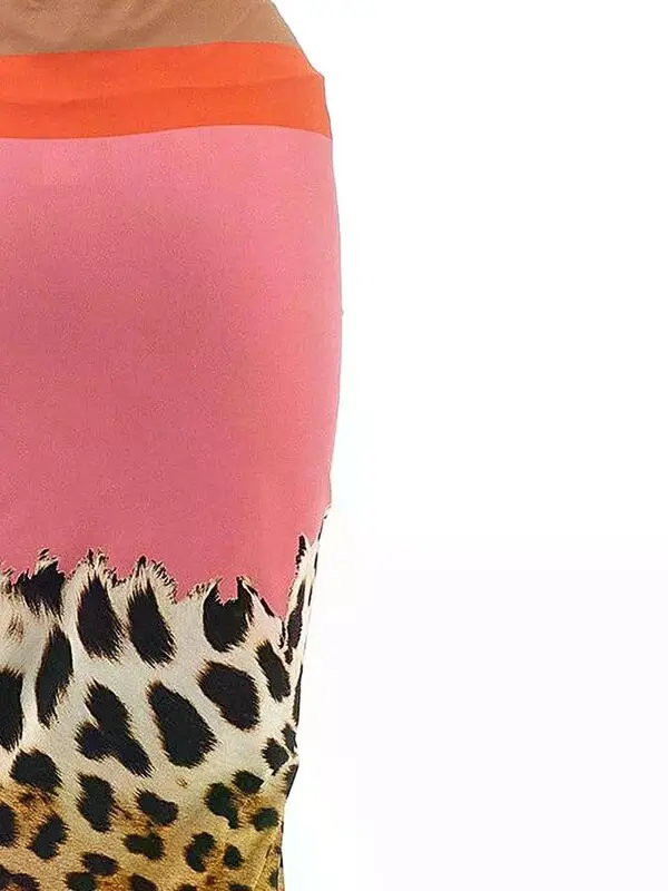 Roberto Cavalli Animal-print Midi Skirt