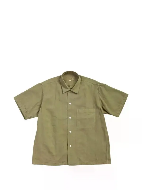 FORTELA Button-fastening Chest-pocket Shirt