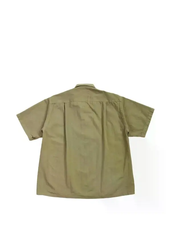 FORTELA Button-fastening Chest-pocket Shirt