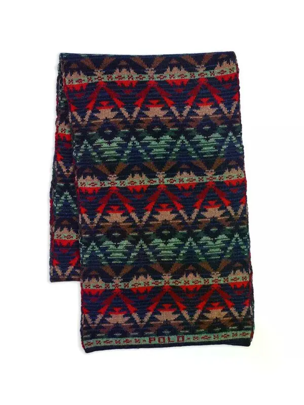 Polo Ralph Lauren Southwestern Scarf - Blue