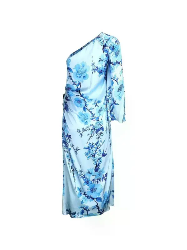 Borgo De Nor Atlantis One-shoulder Midi Dress
