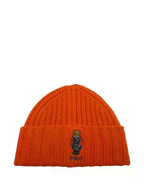 Polo Ralph Lauren Outdoor Polo Bear Beanie - Orange