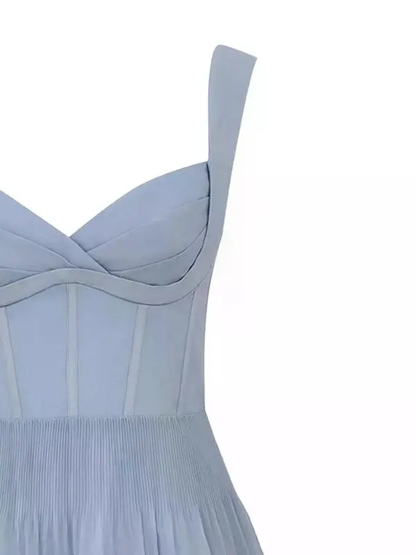 Zimmermann Pleated Draped Mini Dress