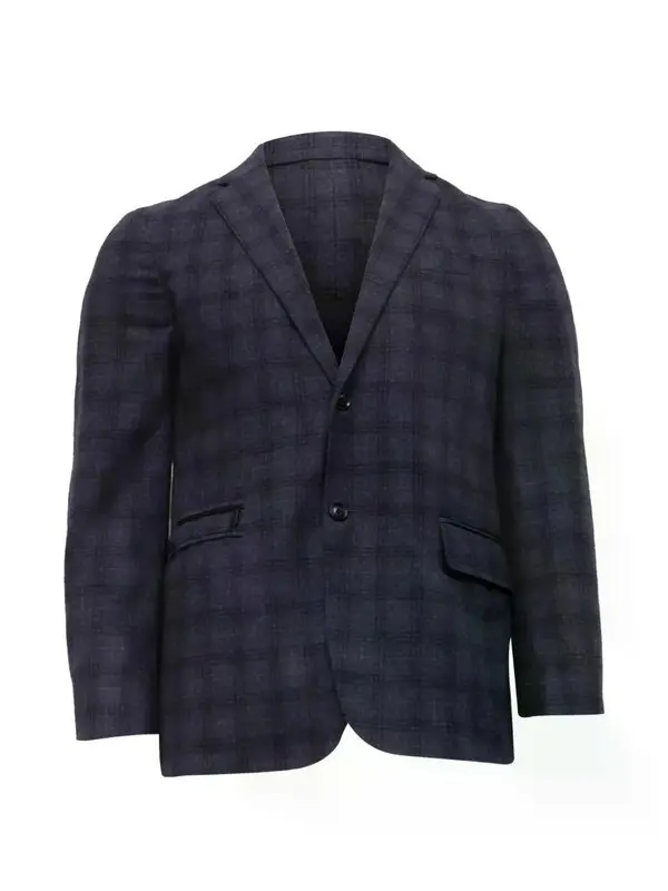 Ermenegildo Zegna Checked Single-breasted Blazer