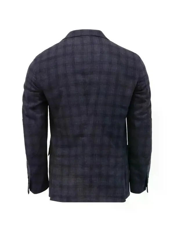 Ermenegildo Zegna Checked Single-breasted Blazer
