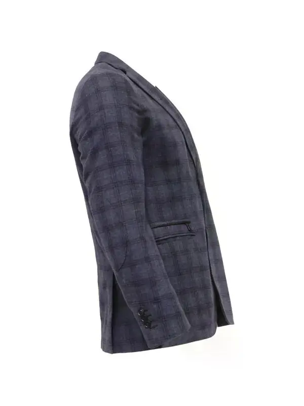 Ermenegildo Zegna Checked Single-breasted Blazer