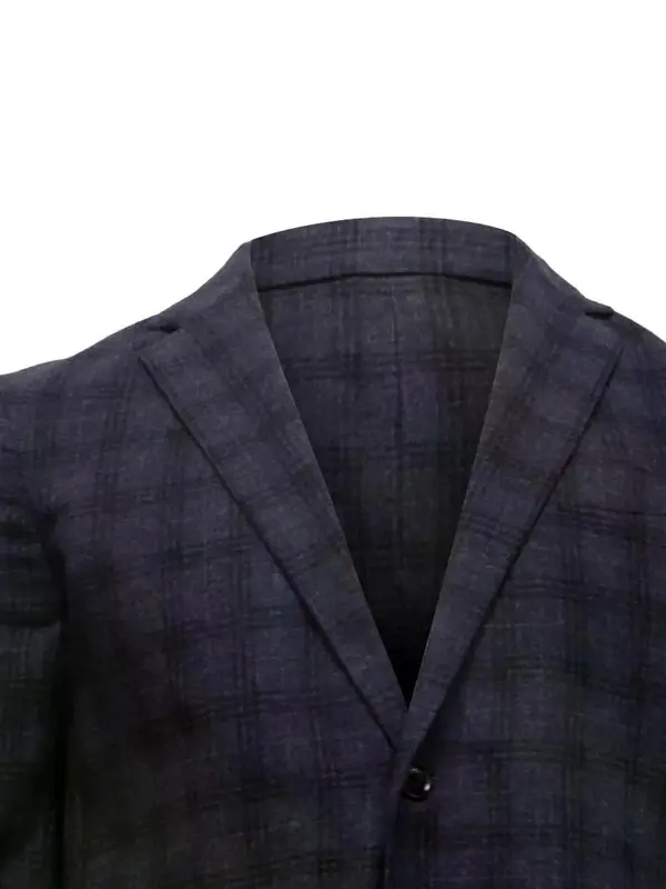 Ermenegildo Zegna Checked Single-breasted Blazer