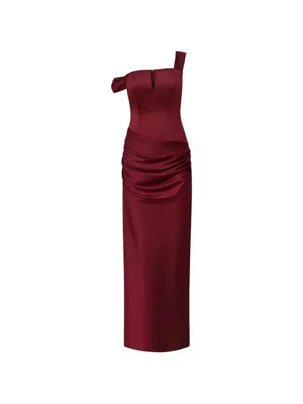 Alex Perry Pleated Maxi Dress