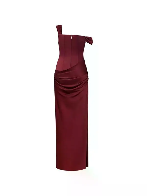 Alex Perry Pleated Maxi Dress