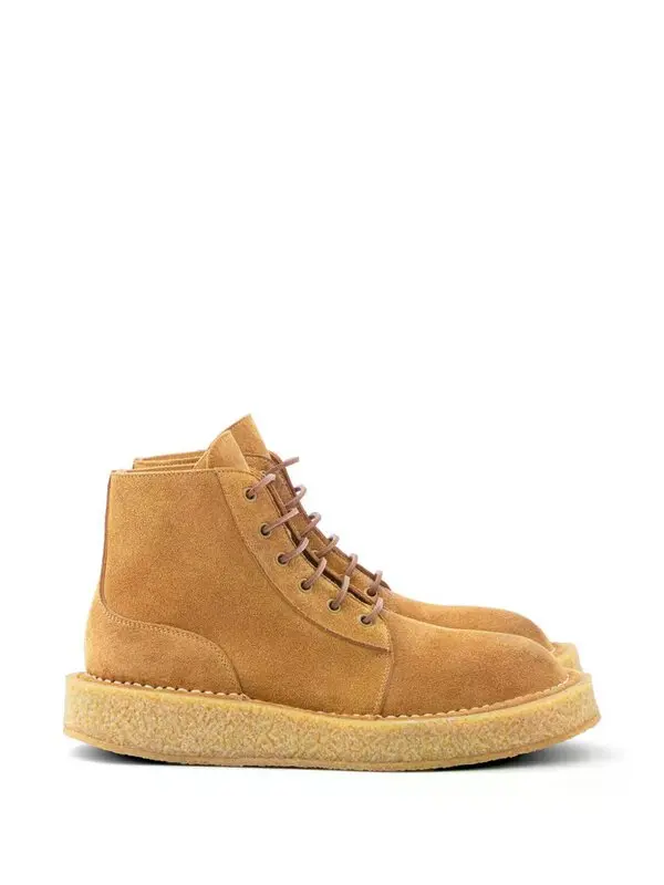 BUTTERO® Suede Lace-up Boots - Neutrals