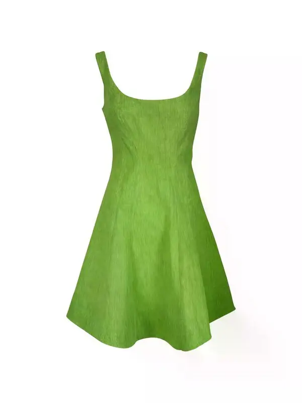 Lela Rose Square-neck Mini Dress