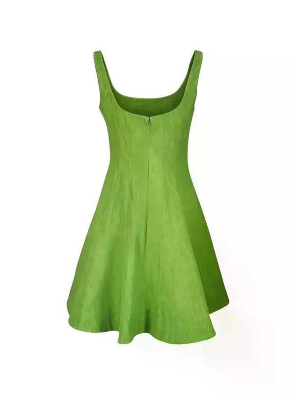 Lela Rose Square-neck Mini Dress