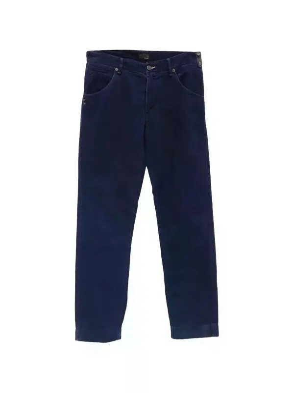 Fendi Corduroy Regular-fit Trousers - Blue