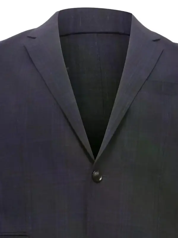 Ermenegildo Zegna Checked Single-breasted Blazer