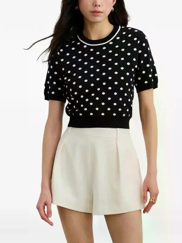 TOCCIN Birdie Short-sleeve Sweater