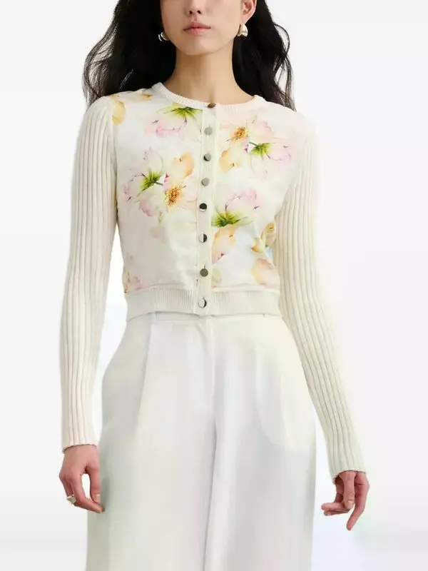 TOCCIN Miriam Floral-print Cardigan