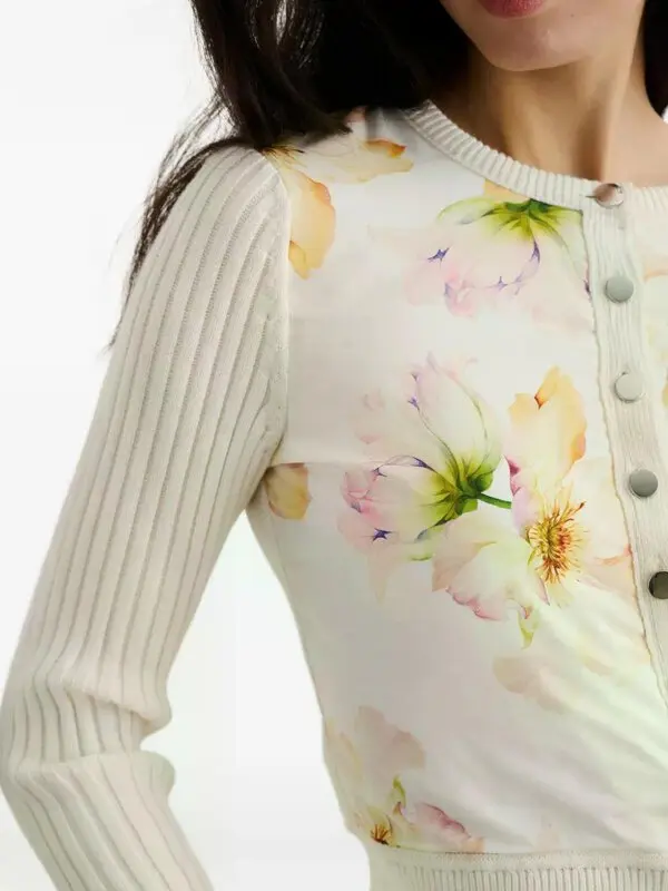 TOCCIN Miriam Floral-print Cardigan