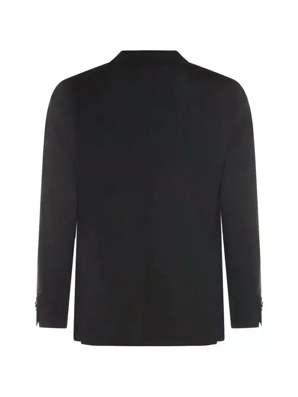 LARDINI Notched-lapel Suit - Black