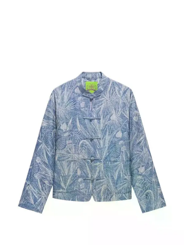 Shanghai Tang Floral-pattern Shirt Jacket