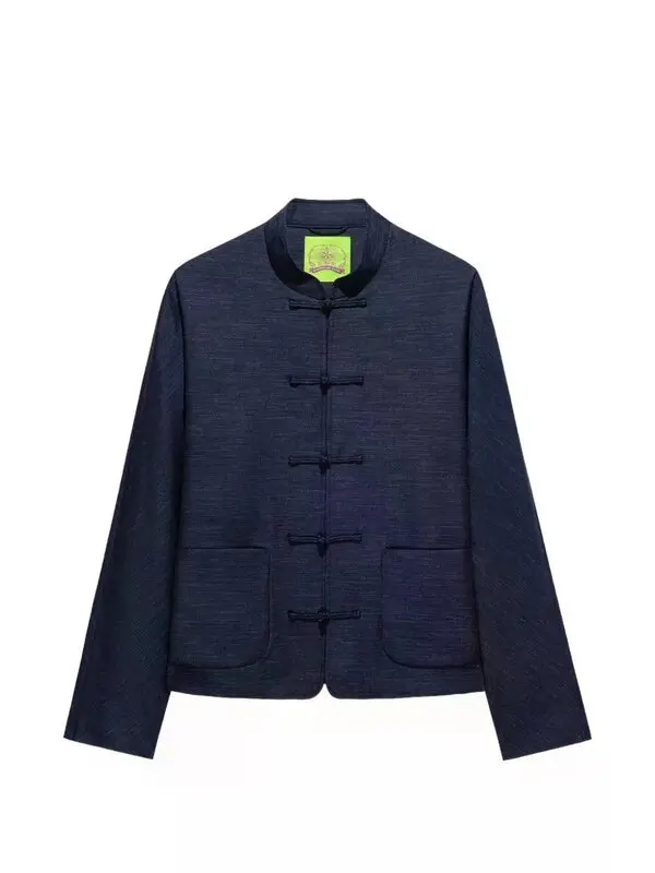 Shanghai Tang Frog-button Jacket - Blue