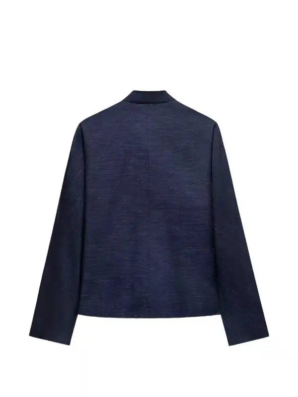 Shanghai Tang Frog-button Jacket - Blue