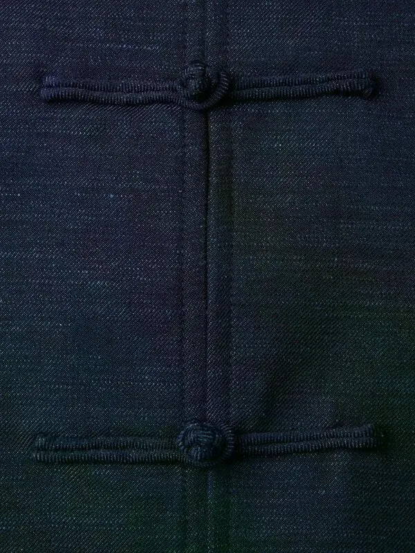 Shanghai Tang Frog-button Jacket - Blue