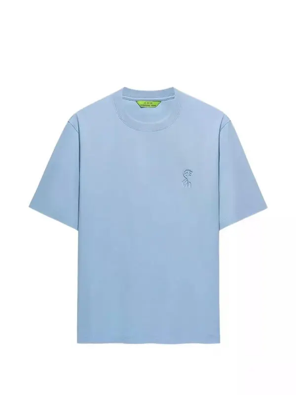 Shanghai Tang Embroidered-logo T-shirt