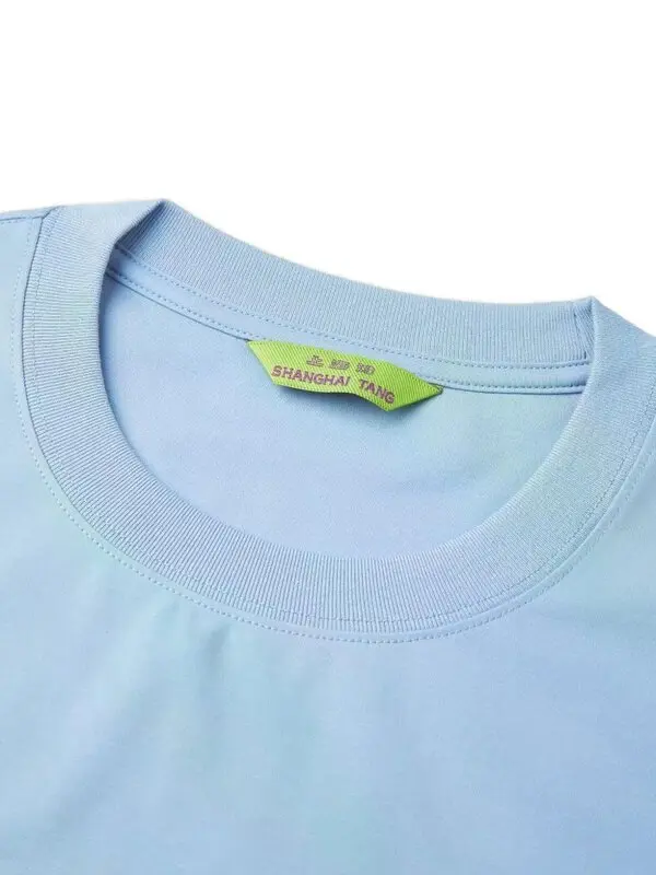 Shanghai Tang Embroidered-logo T-shirt