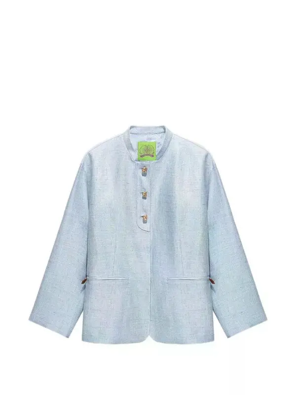 Shanghai Tang Patch-pocket Jacket - Blue