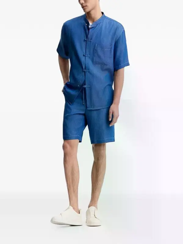 Shanghai Tang Drawstring-fastening Shorts