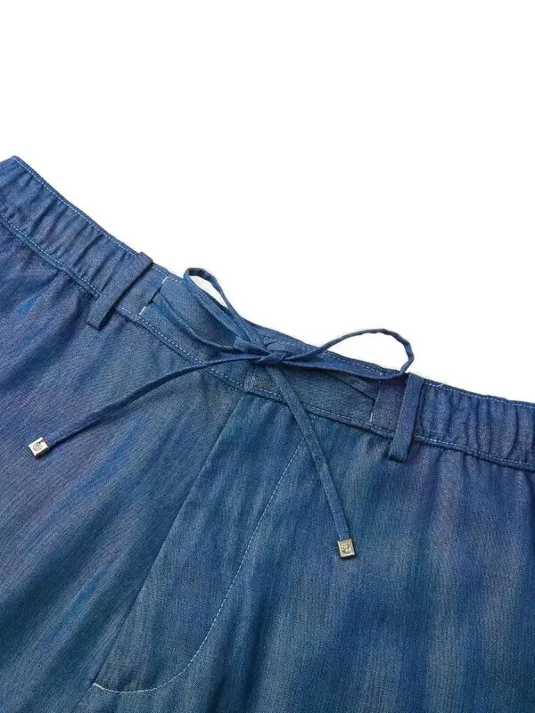 Shanghai Tang Drawstring-fastening Shorts