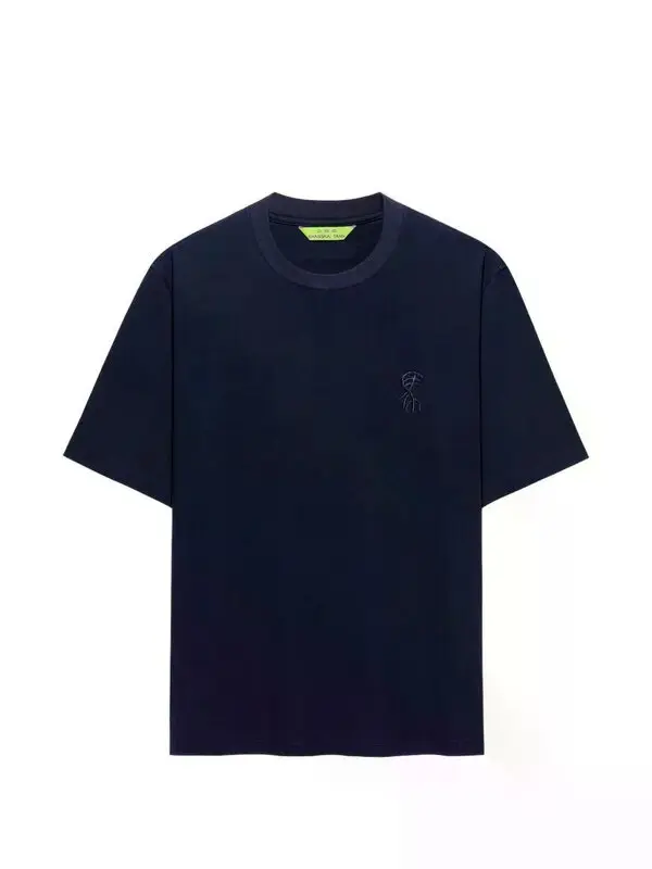 Shanghai Tang Embroidered-logo T-shirt
