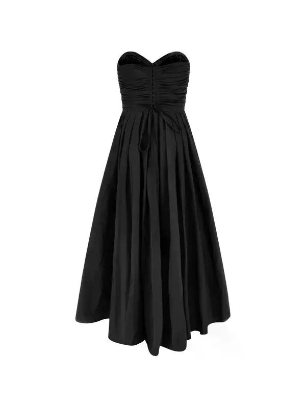 Pinko Off-the-shoulder Asymmetric Dress - Black