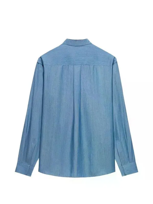 Shanghai Tang Mandarin-collar Shirt