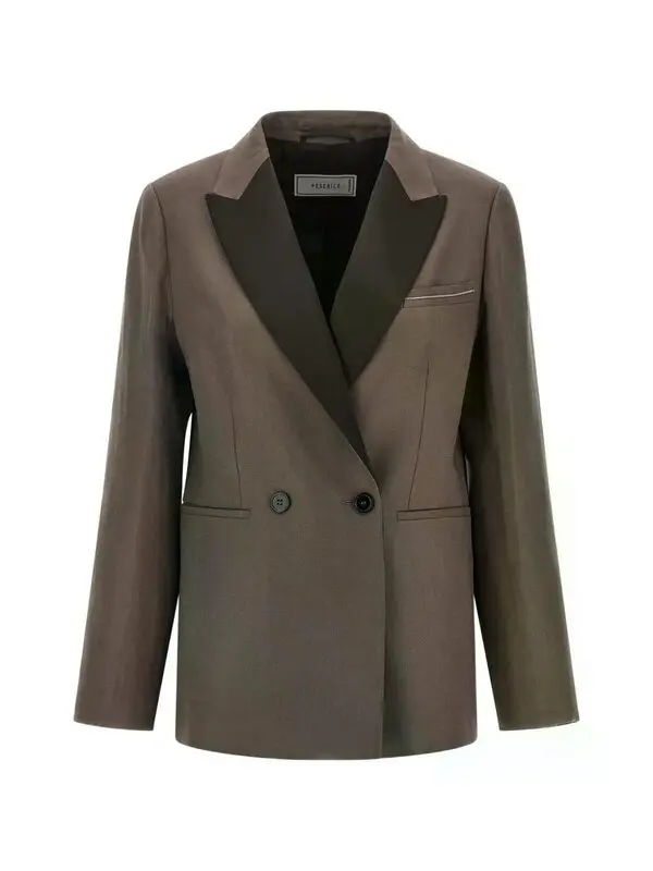 Peserico Double-breasted Peak-lapel Blazer