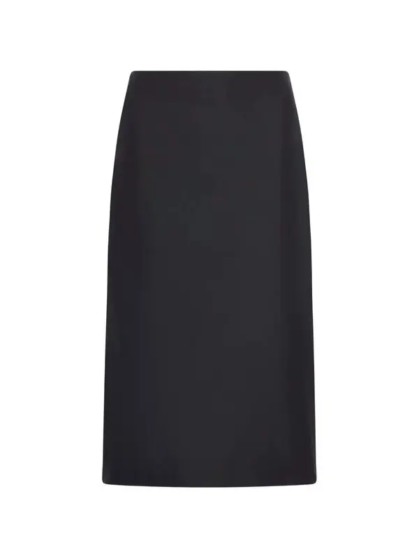 JIL SANDER High-waisted Slit Midi Skirt