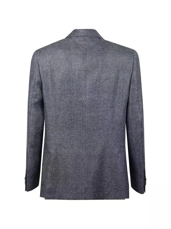 Zegna Single-breasted Blazer - Blue