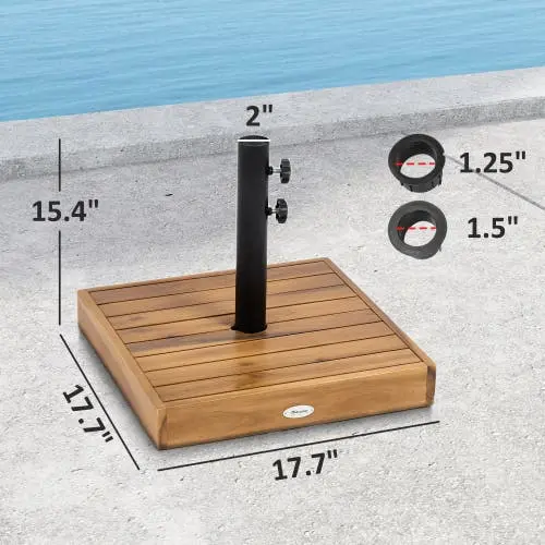 OUTSUNNY Patio Umbrella Base