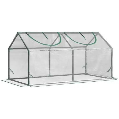 OUTSUNNY Mini House - Clear